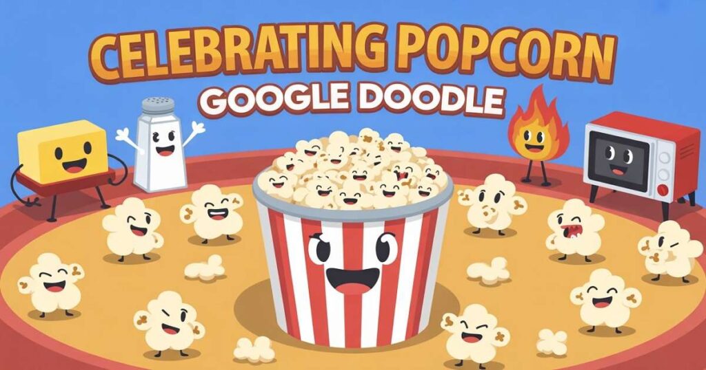 Celebrating Popcorn Google Doodle: How to Play the Viral Game